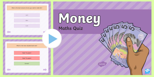 Money Maths PowerPoint Quiz (teacher made)