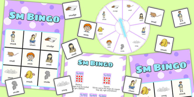 SM Spinner Bingo (teacher made)