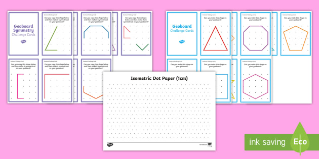Geoboard Resource Pack (teacher made)