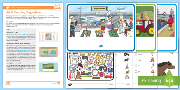Pre-Key Stage Standards Language Comprehension and Reading Standard 1 ...