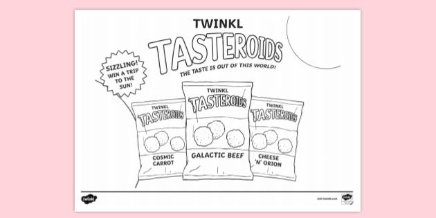 FREE! - Crisp Advert Colouring | Colouring Sheets