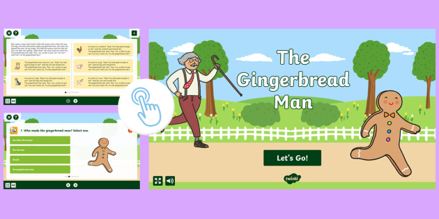 Gingerbread Man Reading Comprehension | Twinkl Go!