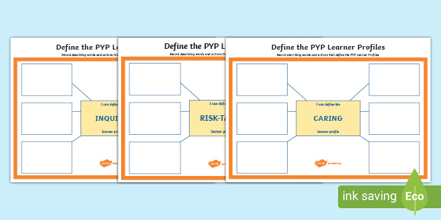 FREE! - PYP - Define the Learner Profiles (teacher made)