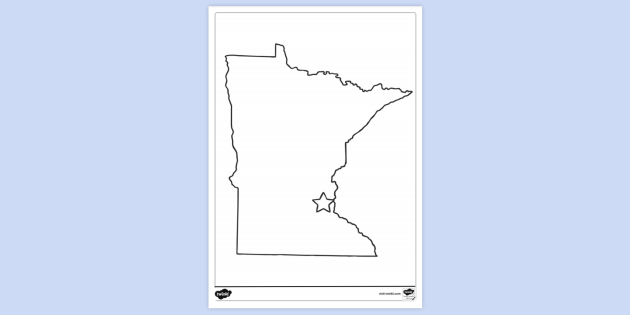 FREE! - Minnesota Colouring Page | Colouring Sheets