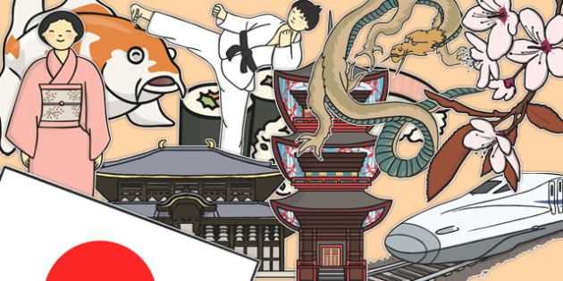 Japan Large Display Cut Out Pack (teacher made)