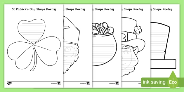 St Patrick's Day | Shape Poetry | Primary Resource