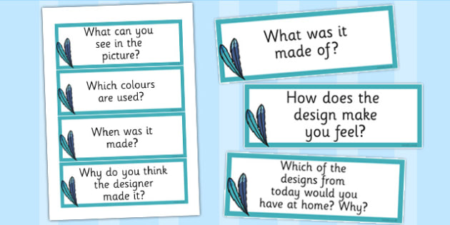 Looking at Design Prompt Questions (teacher made)