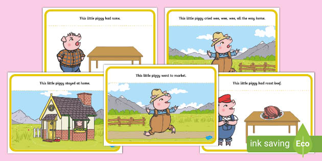 This Little Piggy Went to Market Sequencing (teacher made)