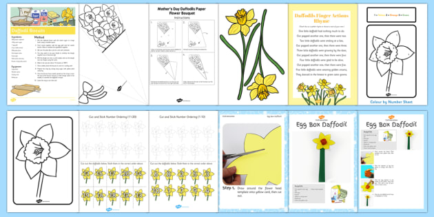 Fantastic Daffodil Activity Pack (Teacher-made)
