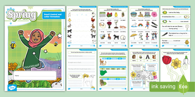 Spring Handwriting Sheets | twinkl.com.au