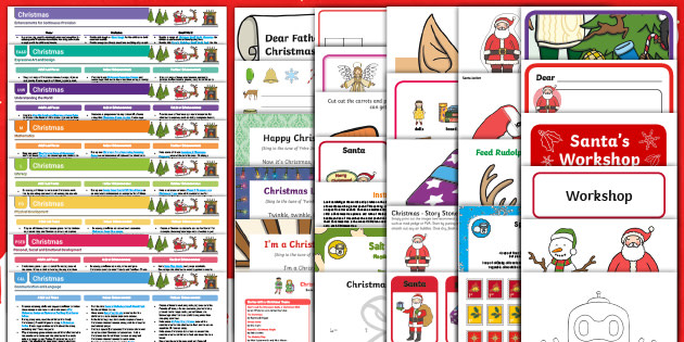 EYFS Christmas Activity Planning and Continuous Provision Ideas and ...
