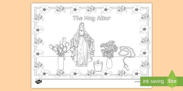 Altar Coloring Pages