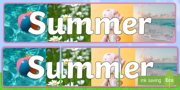 Summer Display Banners | twinkl.com.au