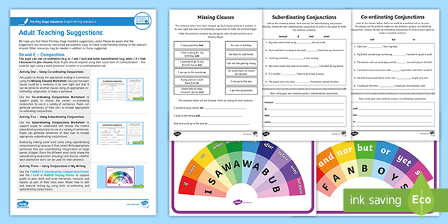 Pre-Key Stage Standards English Writing Standard 6 Strand E Resource Pack