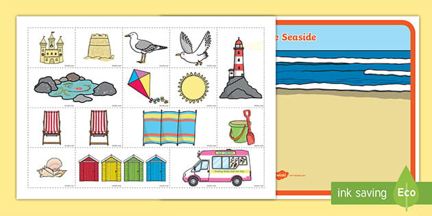 Seaside Cut Out And Stick Activity Teacher Made