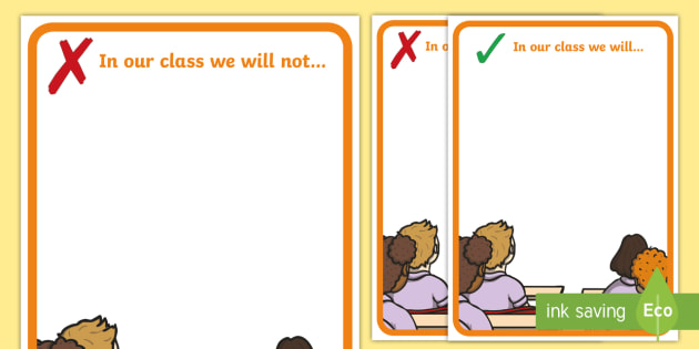 Class Charter Sorting Display Posters