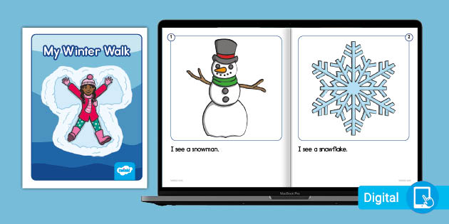 My Winter Walk Early Emergent Reader eBook (teacher made)