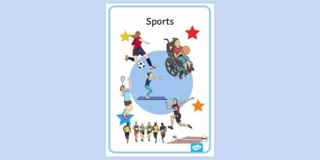 FREE! - Sports Poster | Display Poster | Primary Resources | Twinkl
