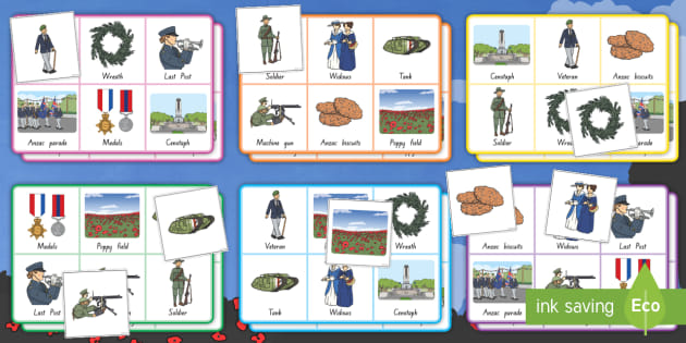 Anzac Day Bingo (teacher made)