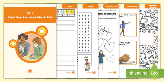 FREE! - School Closure Downtime Activities Pack KS2
