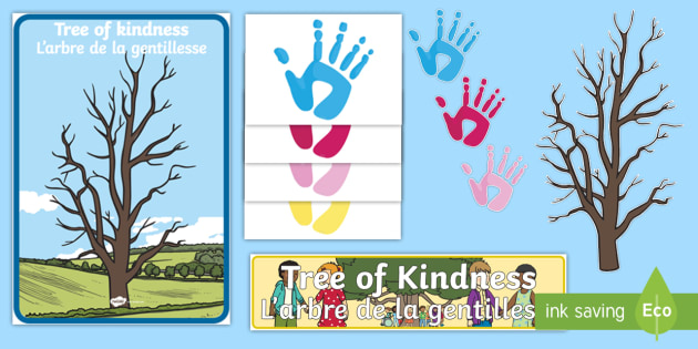 Tree of Kindness Display Pack English/French (teacher made)