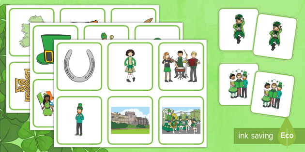 St. Patrick's Day Matching Cards (teacher made)