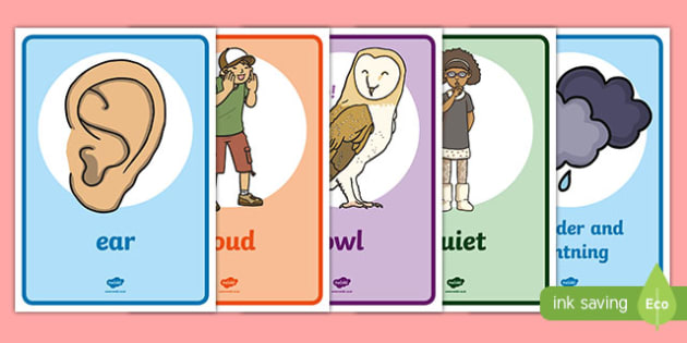 Sound and Hearing Display Posters