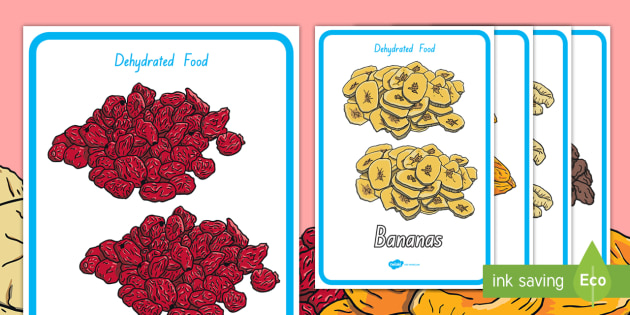 Dehydrated Food Display Poster (teacher made)