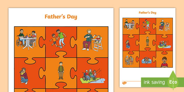* NEW * Father's Day Jigsaw Puzzle