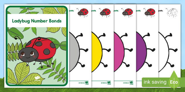 Ladybug Number Bonds Activity Booklet