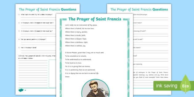 Saint Francis of Assisi Poetry Resource Pack