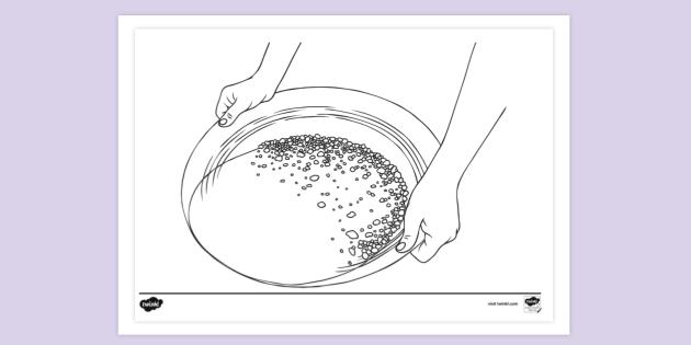 FREE! - Panning for Gold Colouring Sheet | Colouring Sheets