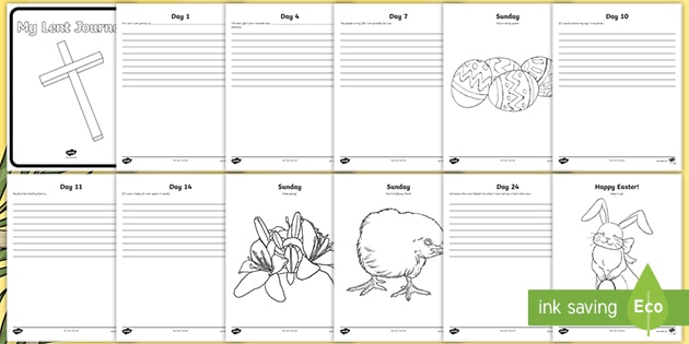 My Lent Writing Journal (Teacher-Made)