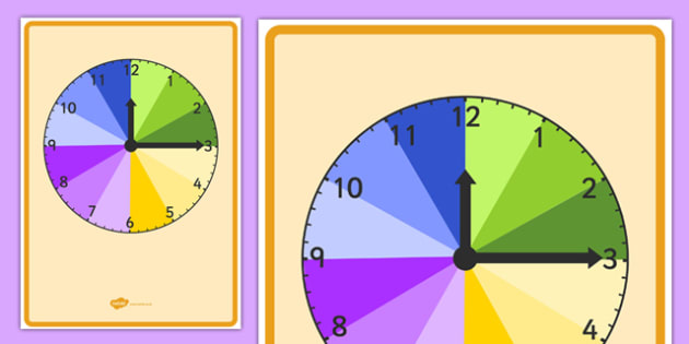 Display Clock Teaching Time (teacher made)