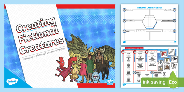 Creating Fictional Creatures Resource Pack – KS2 English