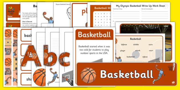 Rio 2016 Olympics Basketball Resource Pack (teacher made)
