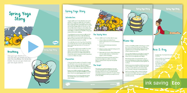 Spring Yoga Story (teacher made)