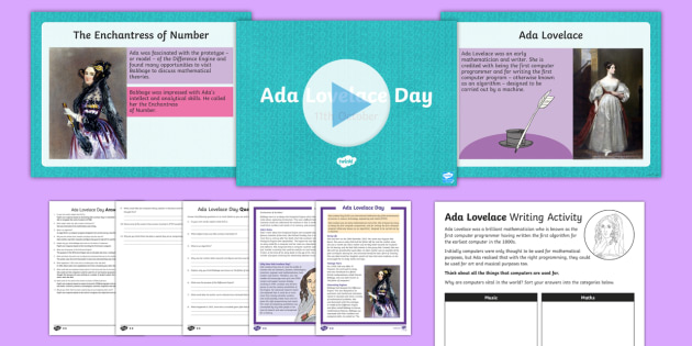Ada Lovelace Day Resource Pack (teacher made)