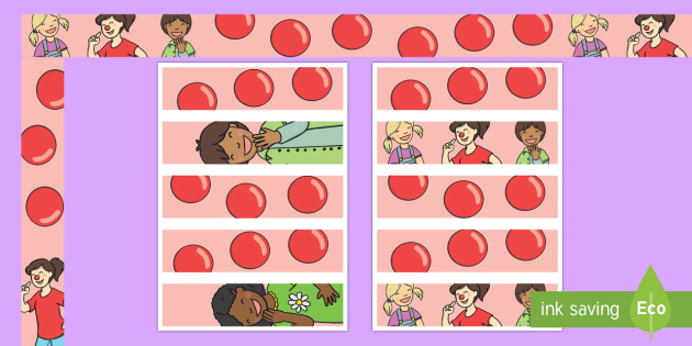 Red Nose Day Display Borders