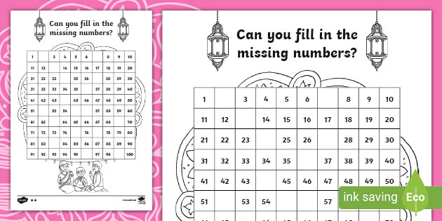 Diwali Missing Numbers Number Square Diwali Missing Numbers Number Square
