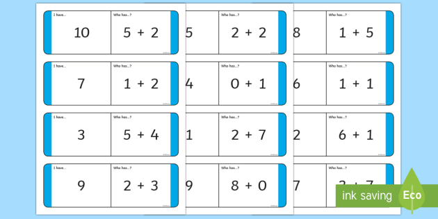 Addition to 10 Loop Cards - KS1, Maths, numeracy, number, addition, add