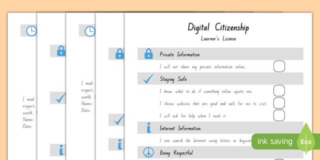 Digital Citizenship Agreement