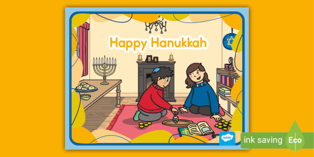 Hanukkah Display Poster - Grades K-3