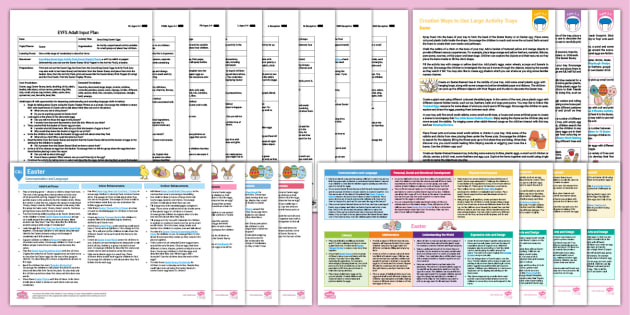 EYFS Ages 0-5 Easter Bumper Planning Pack - Twinkl