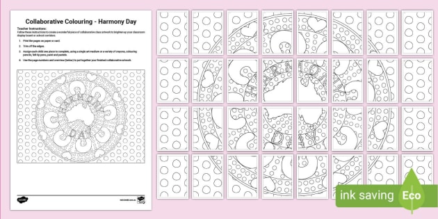 Indigenous Harmony Day Collaborative Art Project