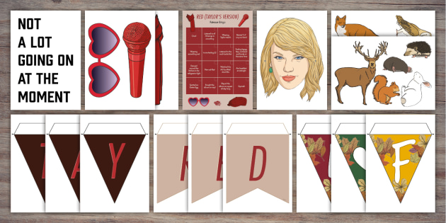 Red (Taylor's Version) Release Party Pack | Twinkl Party