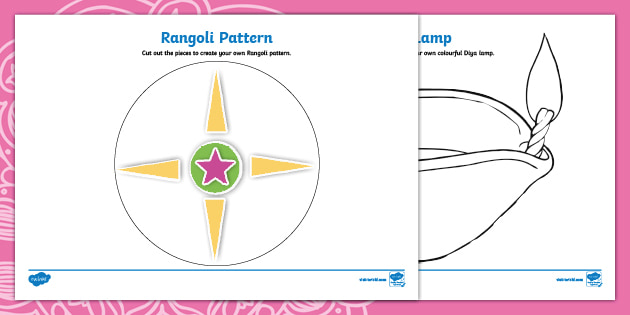 Diwali-Themed Cutting Skills Activity (teacher made)