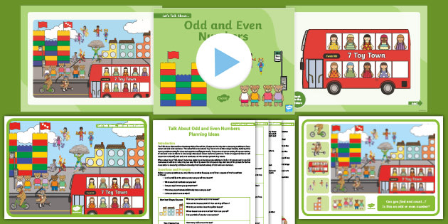 Talk About Odd and Even Numbers Maths Resource Pack and Planning Ideas
