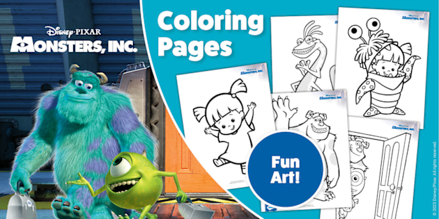 mike wazowski coloring page free