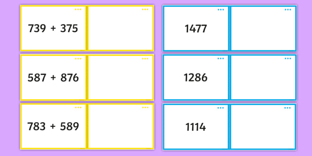 Addition Matching Cards | twinkl.co.uk